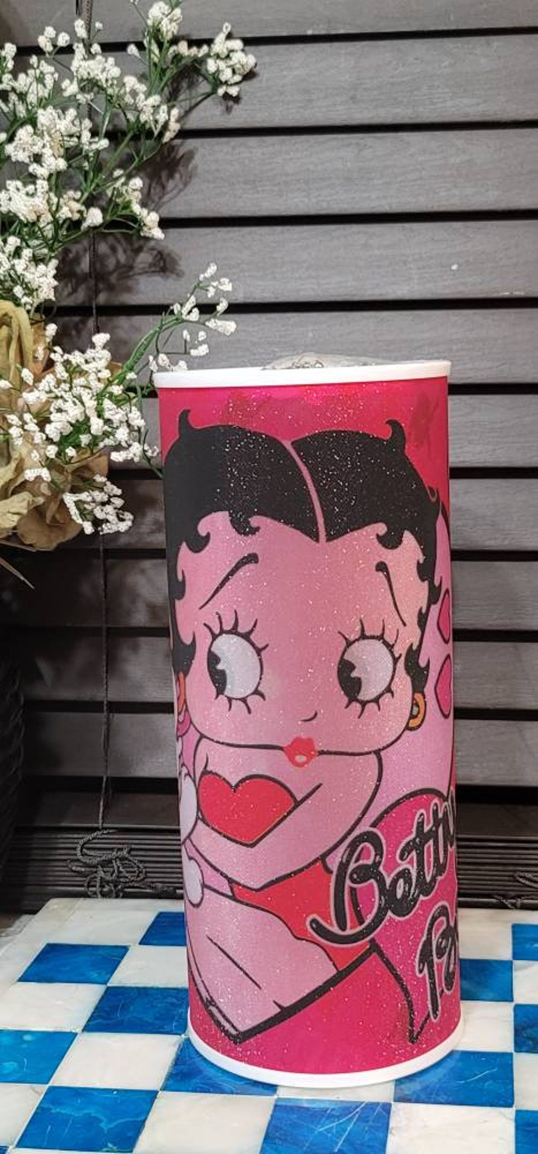 Betty Boop Lamp, Vintage Betty Boop, Color Changing, Hanging, Lamp ...