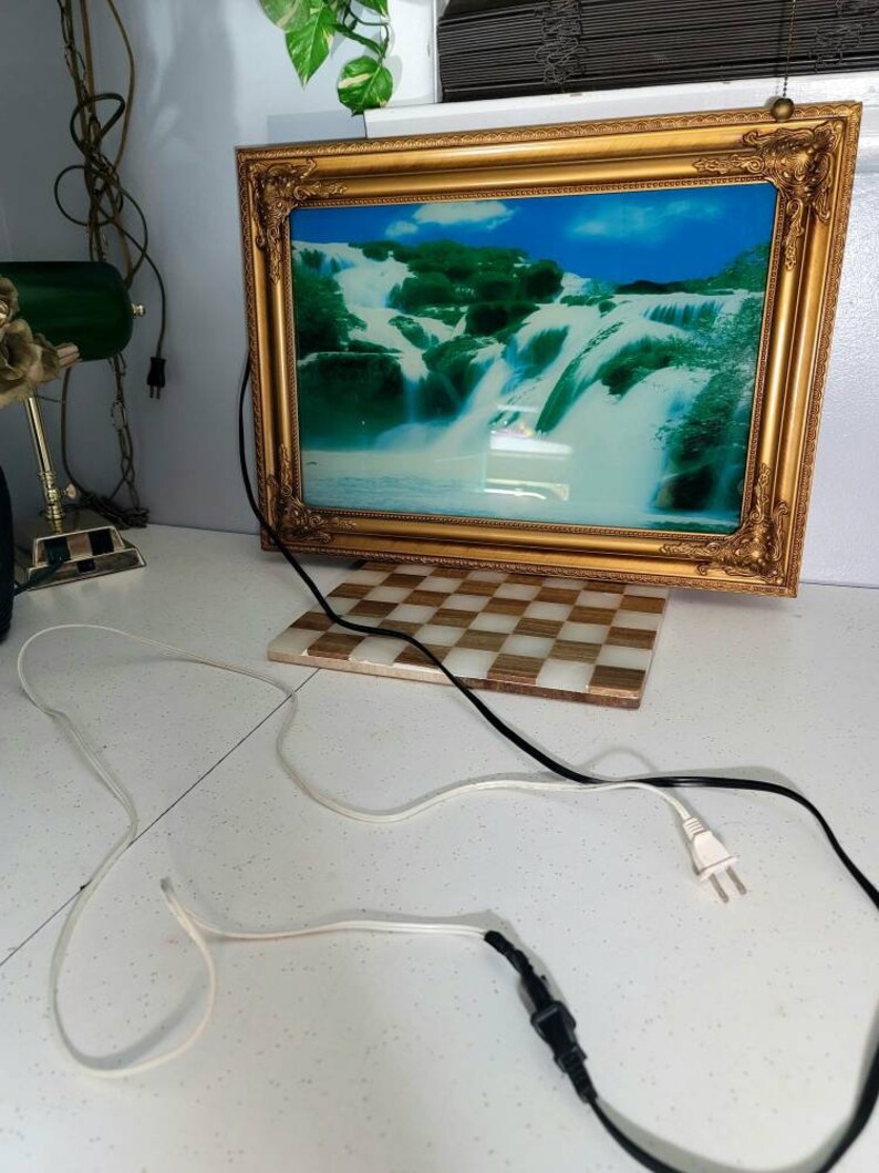 Motion&sound Wall Hangingmotion Picture Waterfall Vintage - Etsy