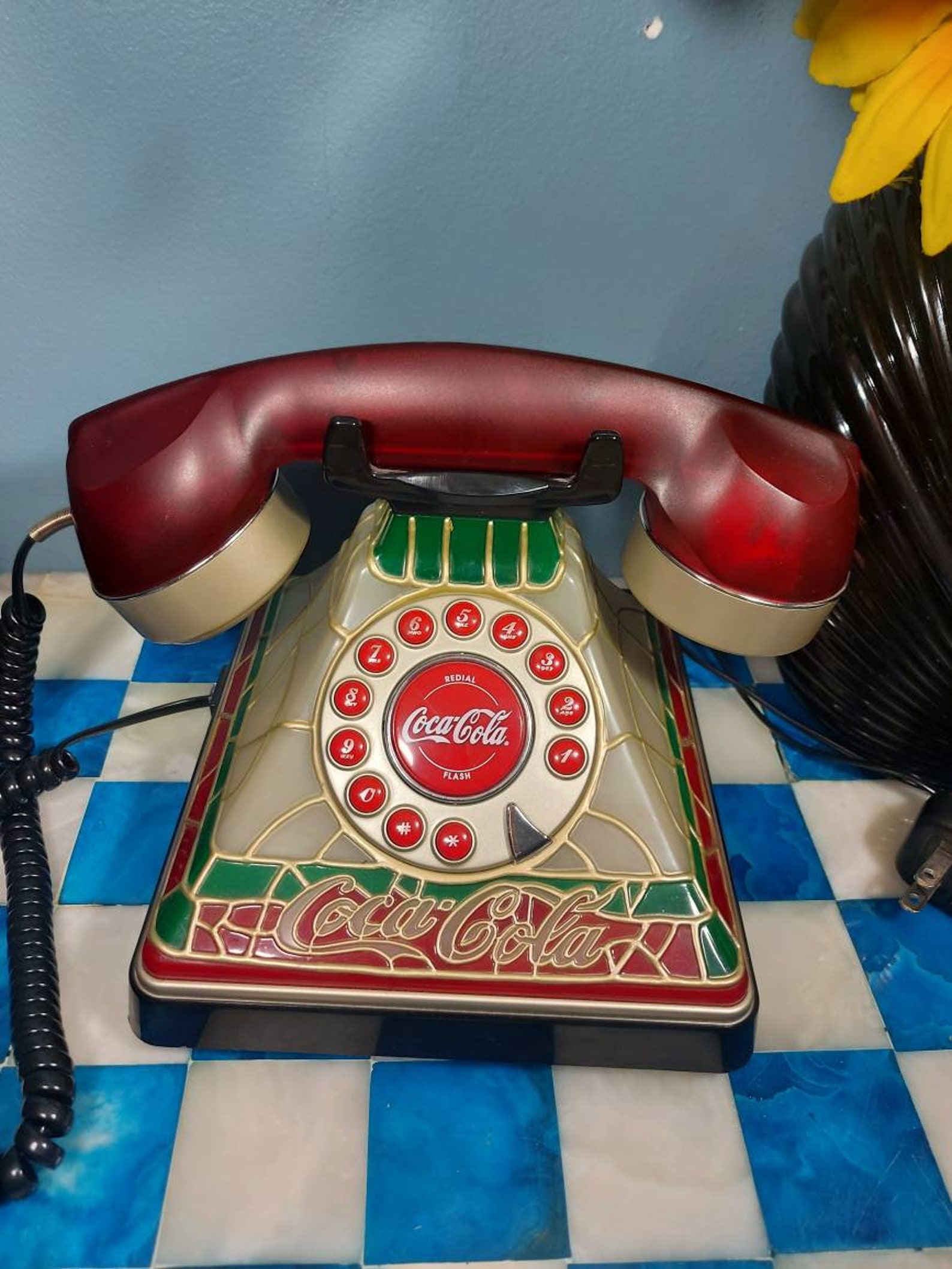 Coca-cola Landline Telephone Vintage Telephone Novelty - Etsy