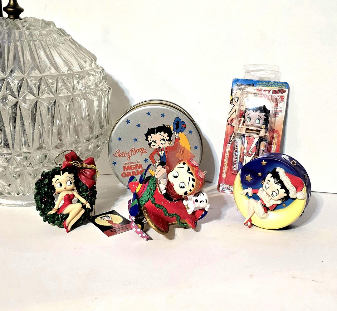 Betty Boop Collectibles, Vintage, Christmas Ornaments, Tin, Klik ...