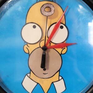 Wall Clock, Homer Simpson, the Simpsons, Cartoon, Novelty, Authentic ...