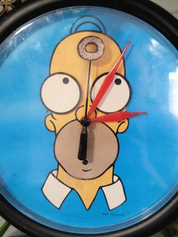 Wall Clock, Homer Simpson, The Simpsons, Cartoon, Nov… - Gem