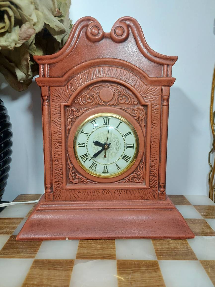 Lanshire Electric Clock Mantle Clock Vintage 60s MCM - Etsy UK
