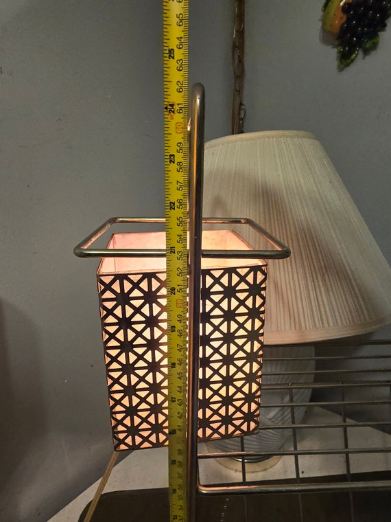 Magazine Rack Lamp, Vintage, Hollywood, Regency, Mid-… - Gem