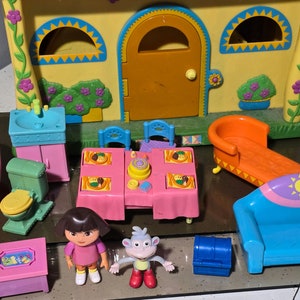 Dora the Explorer Doll House, Interactive Dollhouse, Doll Furniture ...