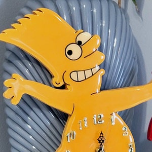 Bart Simpson, Wall Clock, Vintage 90s, the Simpsons, Cartoon, Tv ...