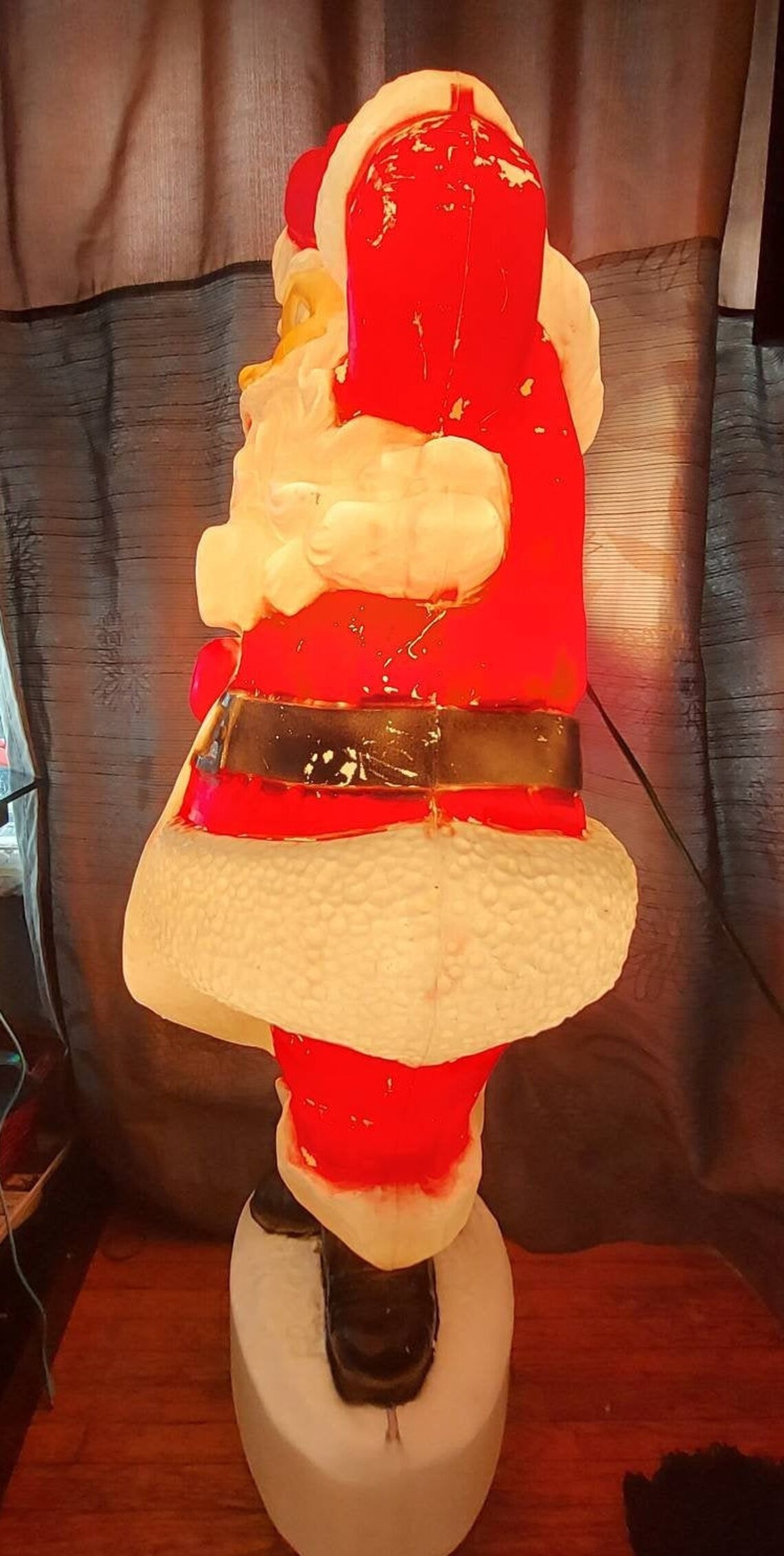 Union Santa Blow Mold Large 43 BRIGHT Santa Clause | Etsy