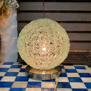 Spaghtti Lamp, Spun Acrylic, Lucite, Spaghetti, Table Lamp, Lighting ...