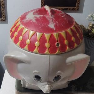 Elephant Toy Box, Vintage 70's, Elephant, Vintage Toy Chest & Lid, Blow ...