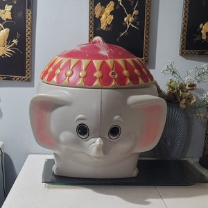 Elephant Toy Box, Vintage 70's, Elephant, Vintage Toy Chest & Lid, Blow ...