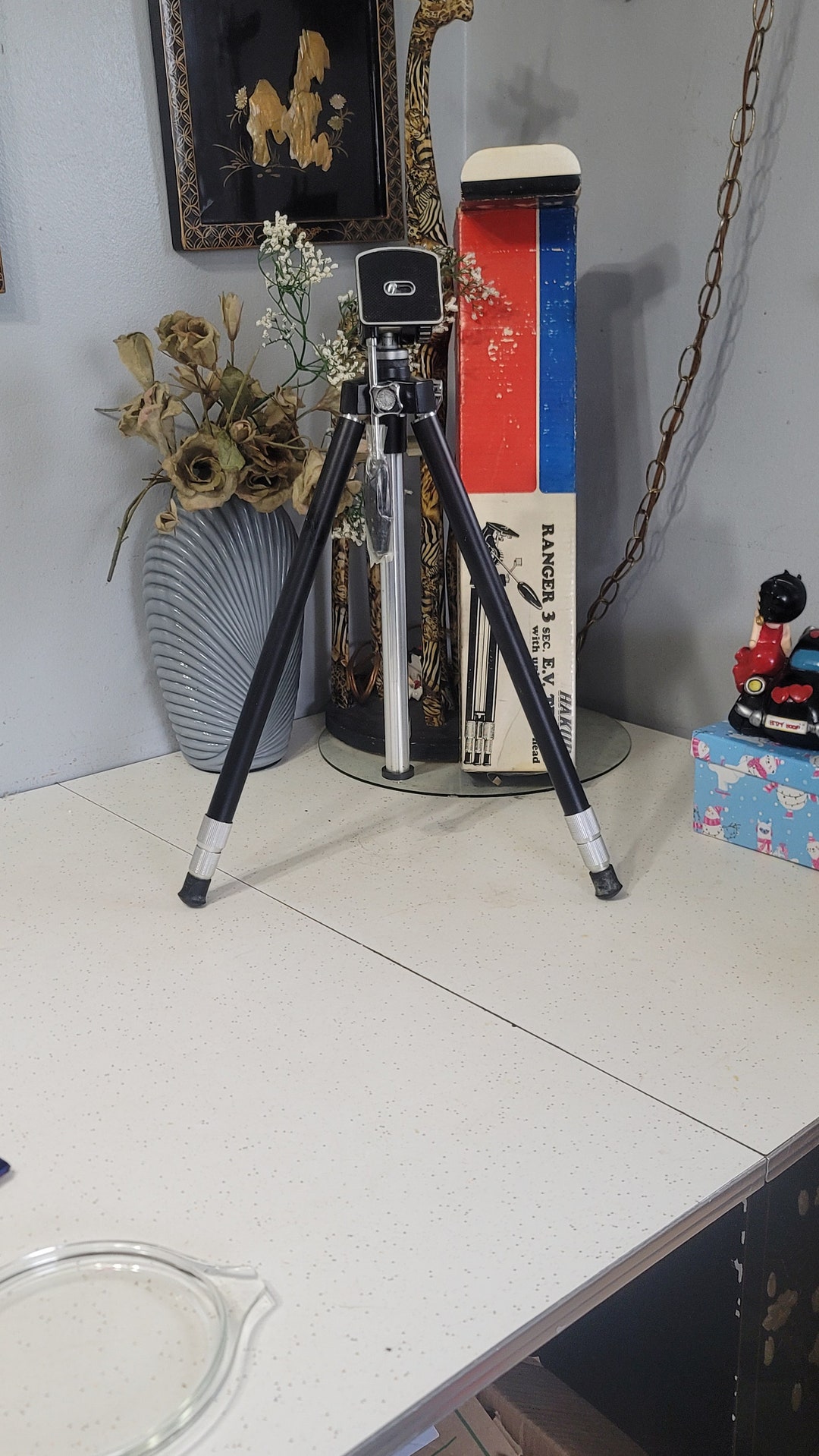 Hakuba, Vintage Tripod, Tabletop Camera Tripod, 10 Section, Brand New ...