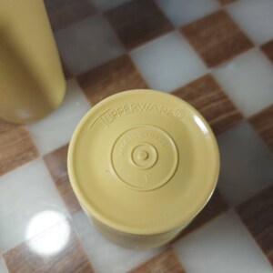 Tupperware Tumblers, Tall Tumblers, Small Tumblers, Vintage 70s, Yellow ...