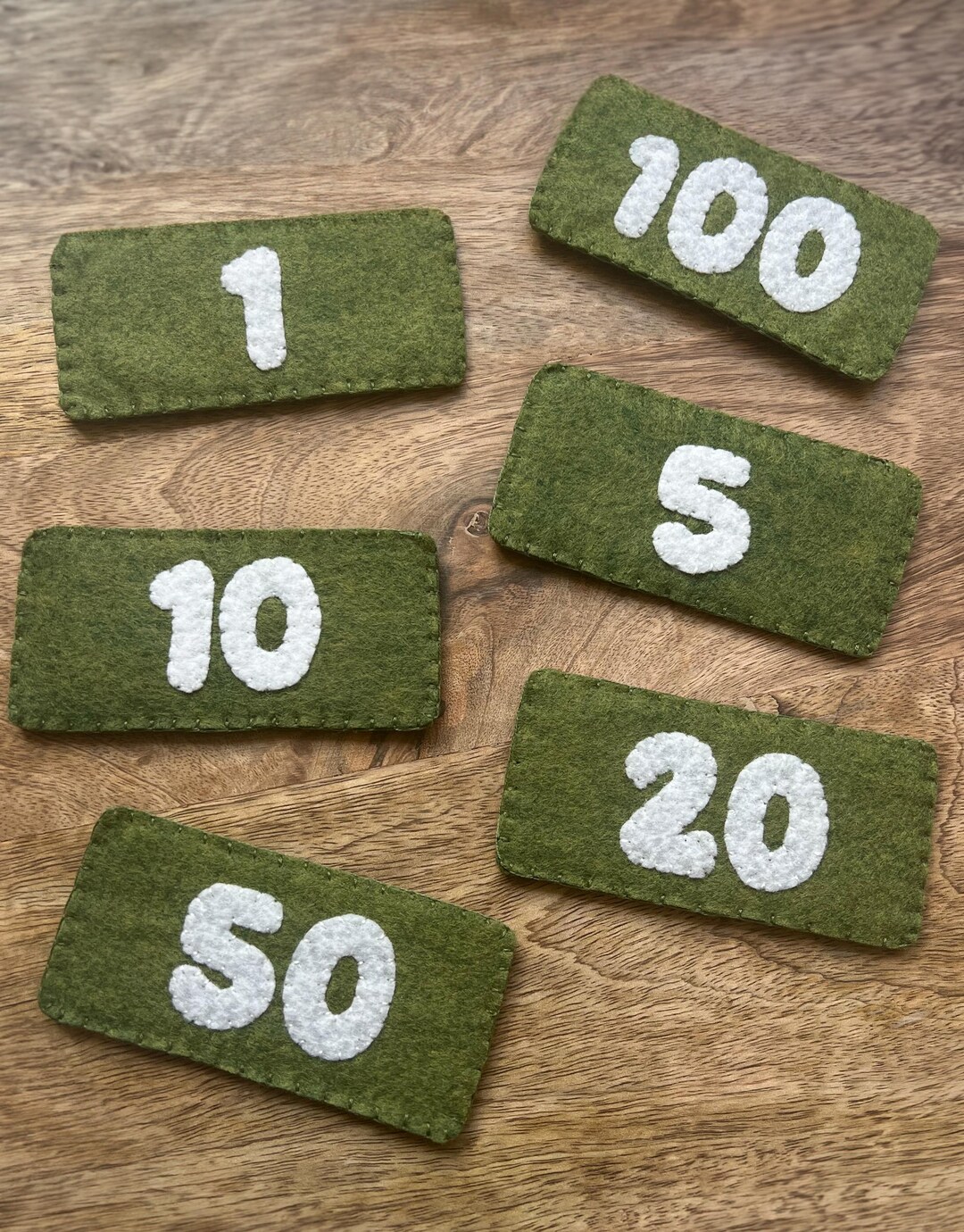 Felt Cash, Felt Money Set, Pretend Felt Play Cash, Felt Play Money ...