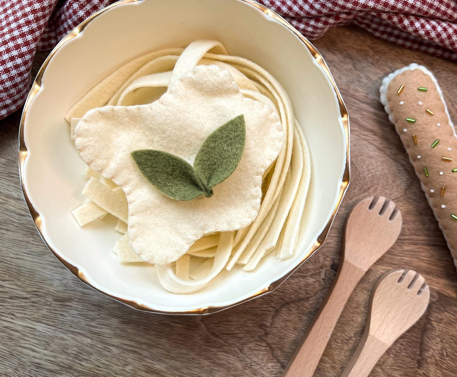 Felt Pasta Set, Felt Noodles, Felt Food Pasta, Pretend Felt Play Food ...