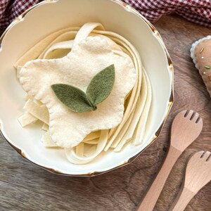 Felt Pasta Set, Felt Noodles, Felt Food Pasta, Pretend Felt Play Food ...