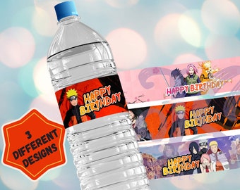 Naruto Labels | Etsy