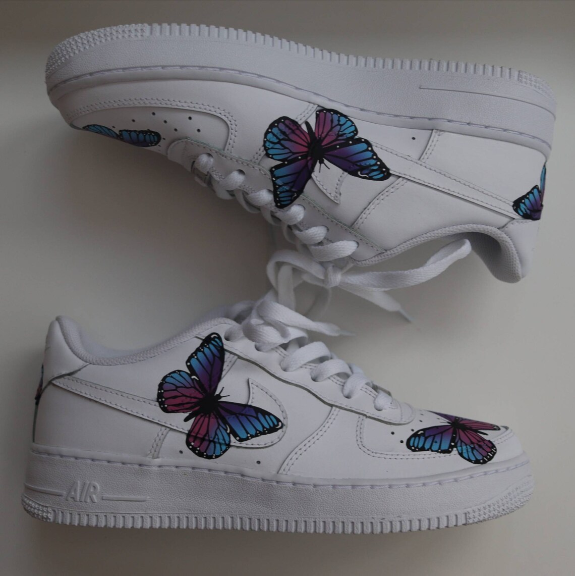 Butterfly AF1 Custom 3 Colour Fade - Etsy