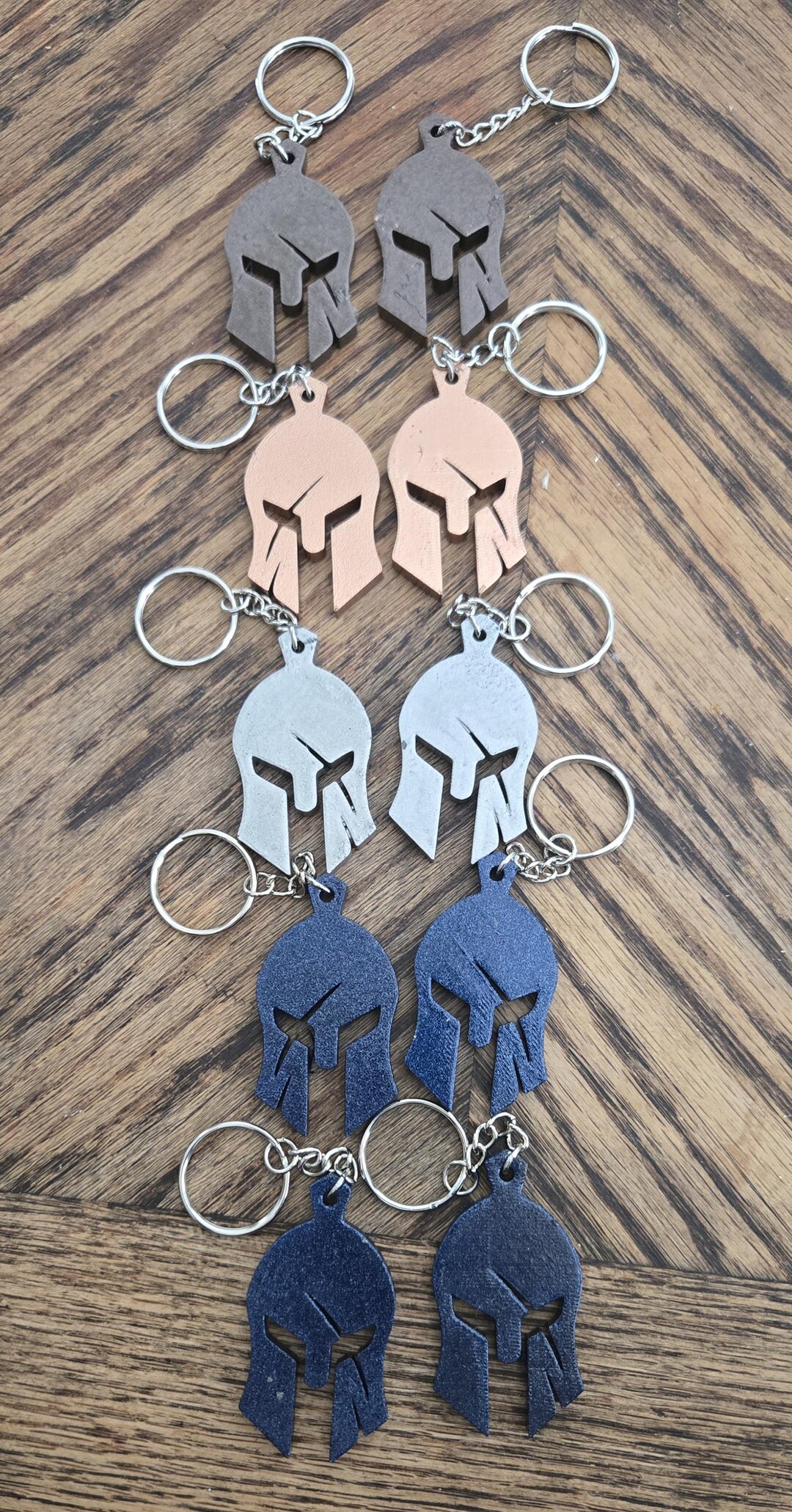 Spartan Helmet Keychain - Etsy