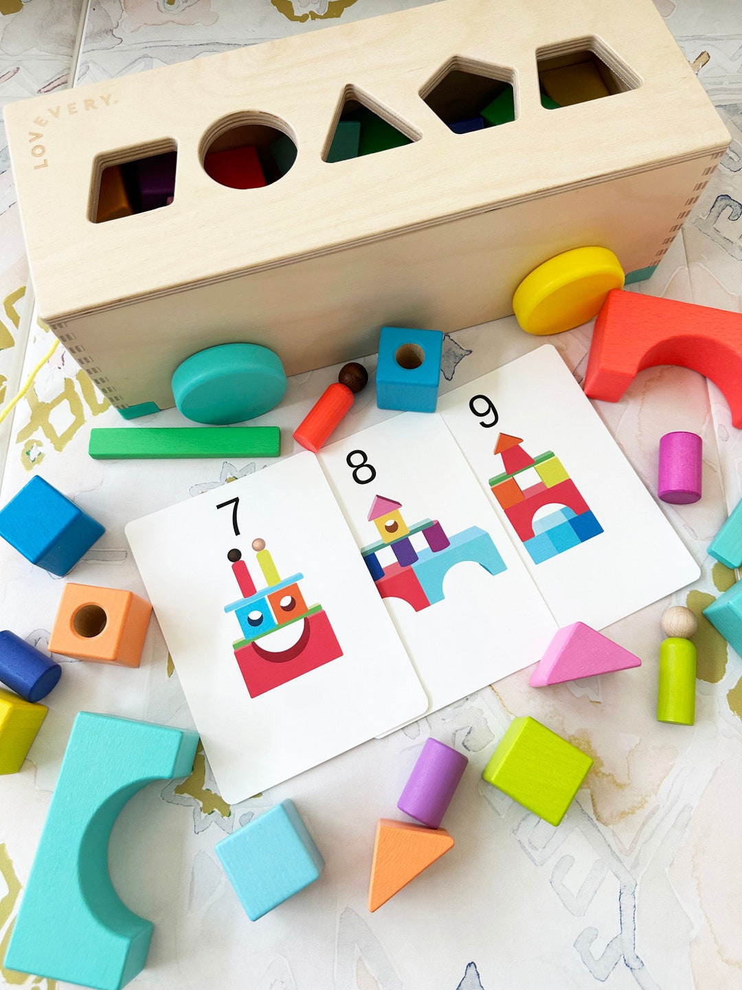 Blank Counting Cards for Lovevery Block Set L Printable for Toddlers ...
