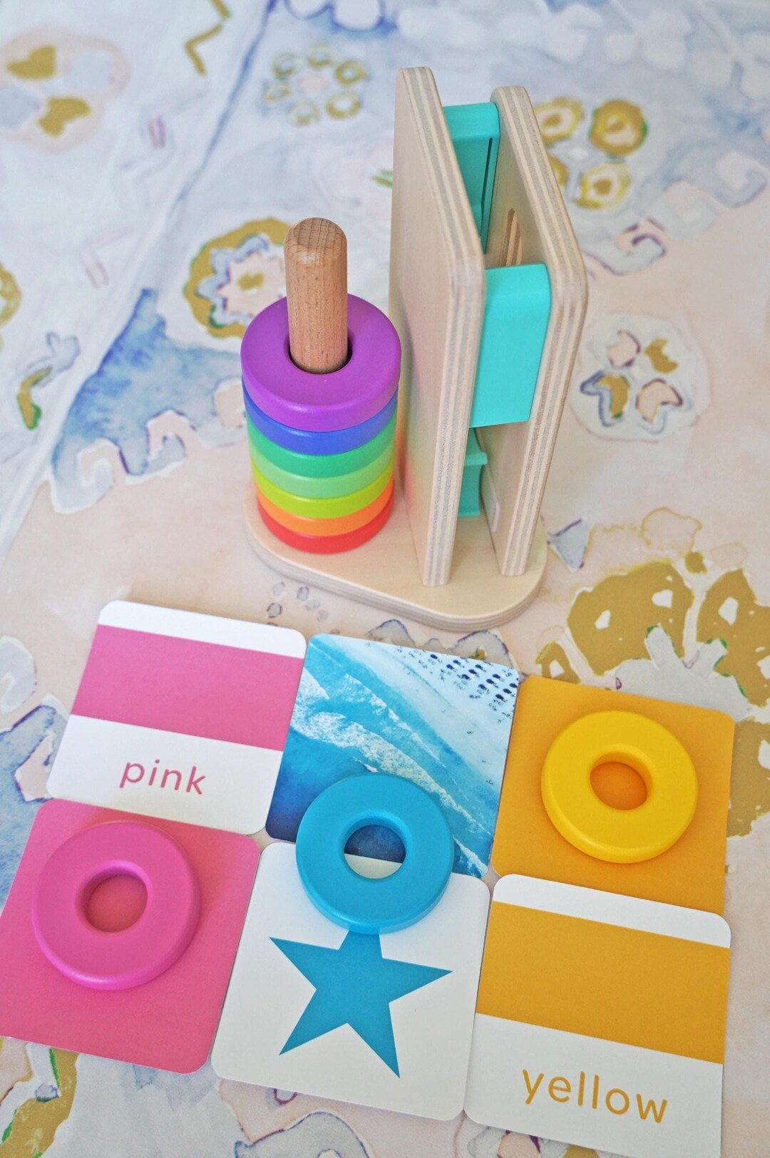 Matching Cards for Lovevery Wooden Stack & Slot L Printable for ...