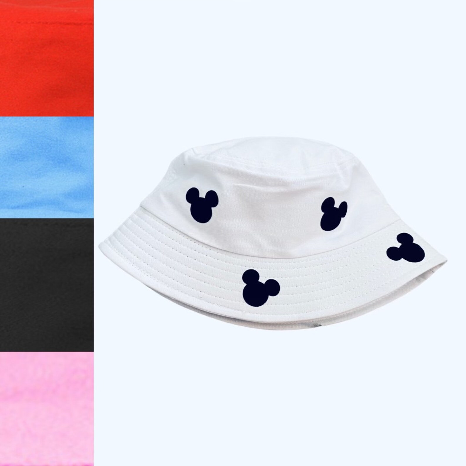 Mickey Themed Bucket Hat Can Be Personalized Adult Size and - Etsy