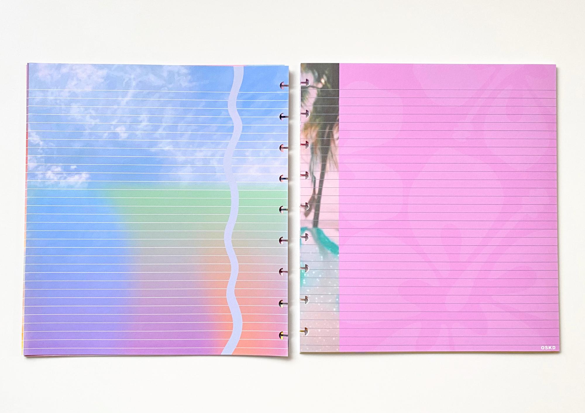 Journal Insert Pack for OSKD Disc Journal Notebook - Scrapbook Pages ...
