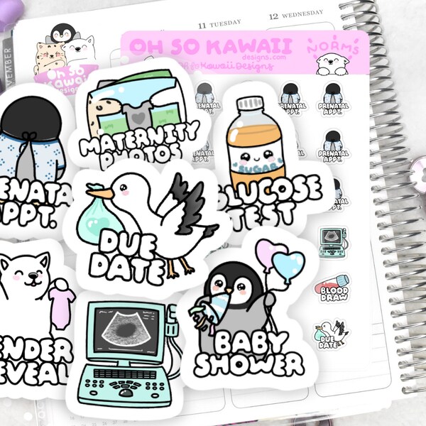Pregnancy Stickers - Etsy