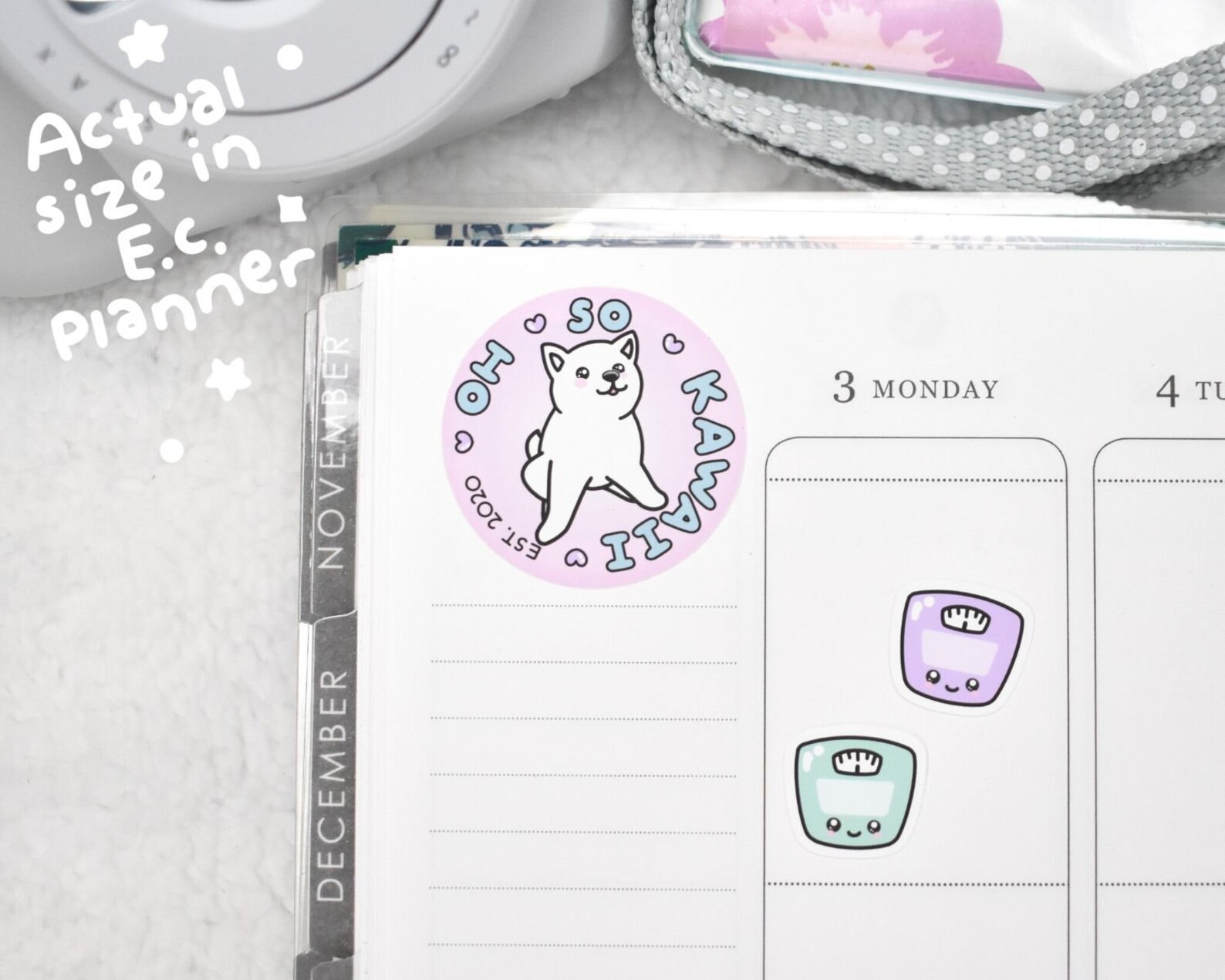 Kawaii Weight Loss Tracker Stickers Weight Loss Tracker - Etsy