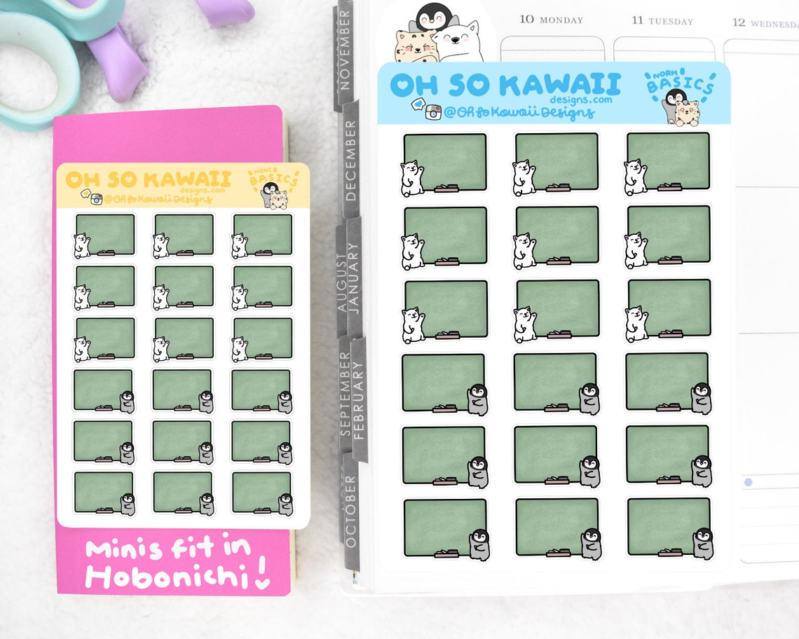 Kawaii Dog Planner Stickers Teacher Planner Stickers - Etsy