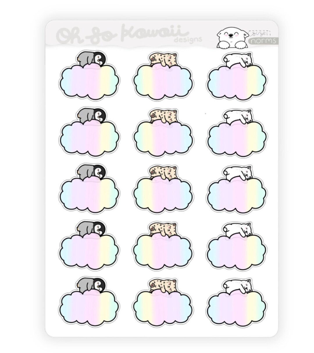 Kawaii Dog Planning Stickers Kawaii Animal Planner Stickers Functional ...