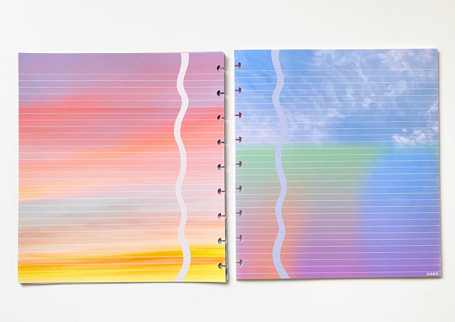 Journal Insert Pack for OSKD Disc Journal Notebook - Scrapbook Pages ...