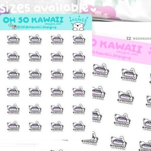 Kawaii Planner Stickers Kawaii Stickers for Planner Organize - Etsy