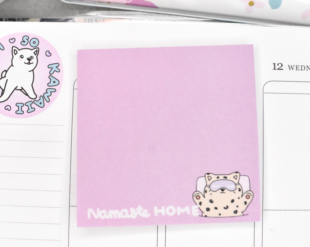 Kawaii Stationary Kawaii Post Its Kawaii Cat Sticky Notes - Etsy