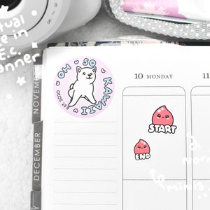 Kawaii Blood Drop Stickers Blood Drop Planner Stickers - Etsy