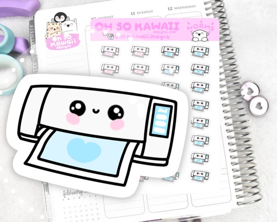 Kawaii Sticker Cutting Machine Silhouette Print and Cut | Etsy