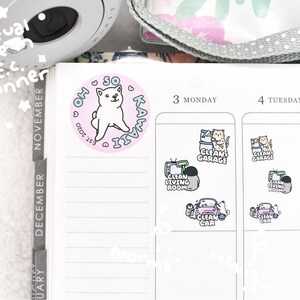 Kawaii Spring Cleaning Planner Stickers Deep Clean Checklist Spring ...