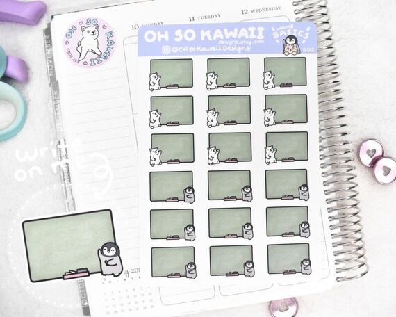 Kawaii Dog Planner Stickers Teacher Planner Stickers | Etsy