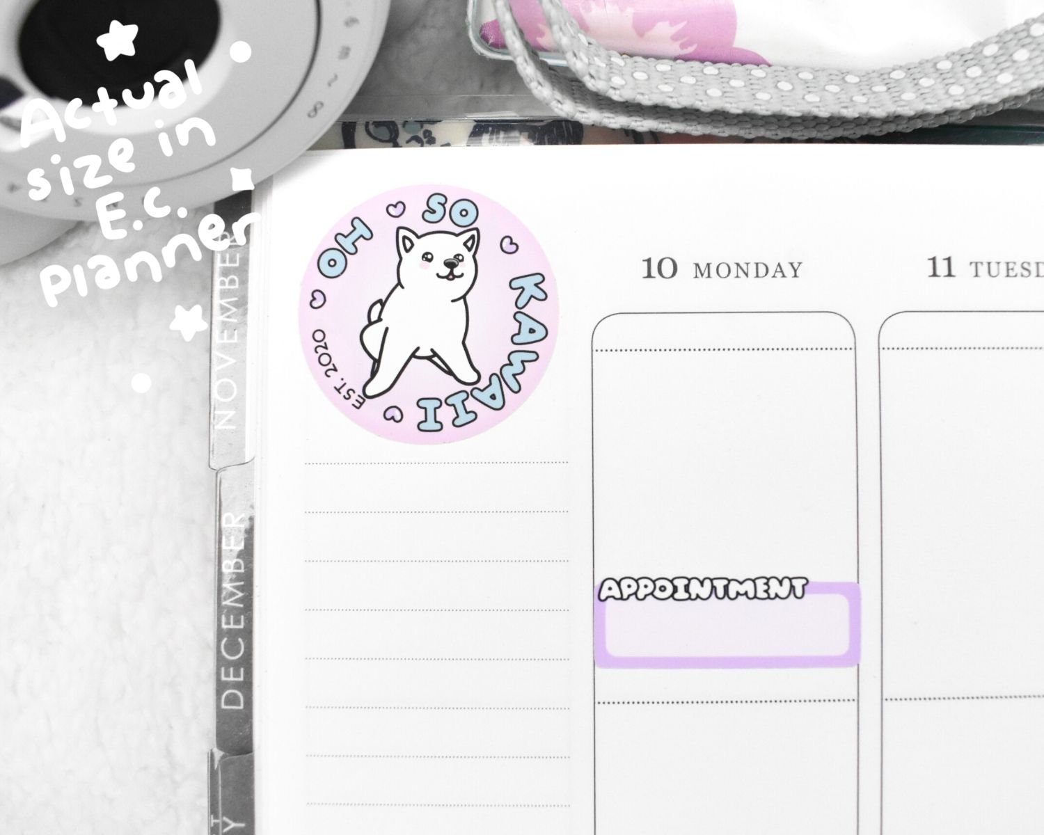 Kawaii Appointment Planner Stickers Appointment Reminder | Etsy