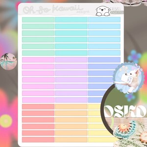 Kawaii Washi Stickers - Erin Condren Washi - Erin Condren Header ...