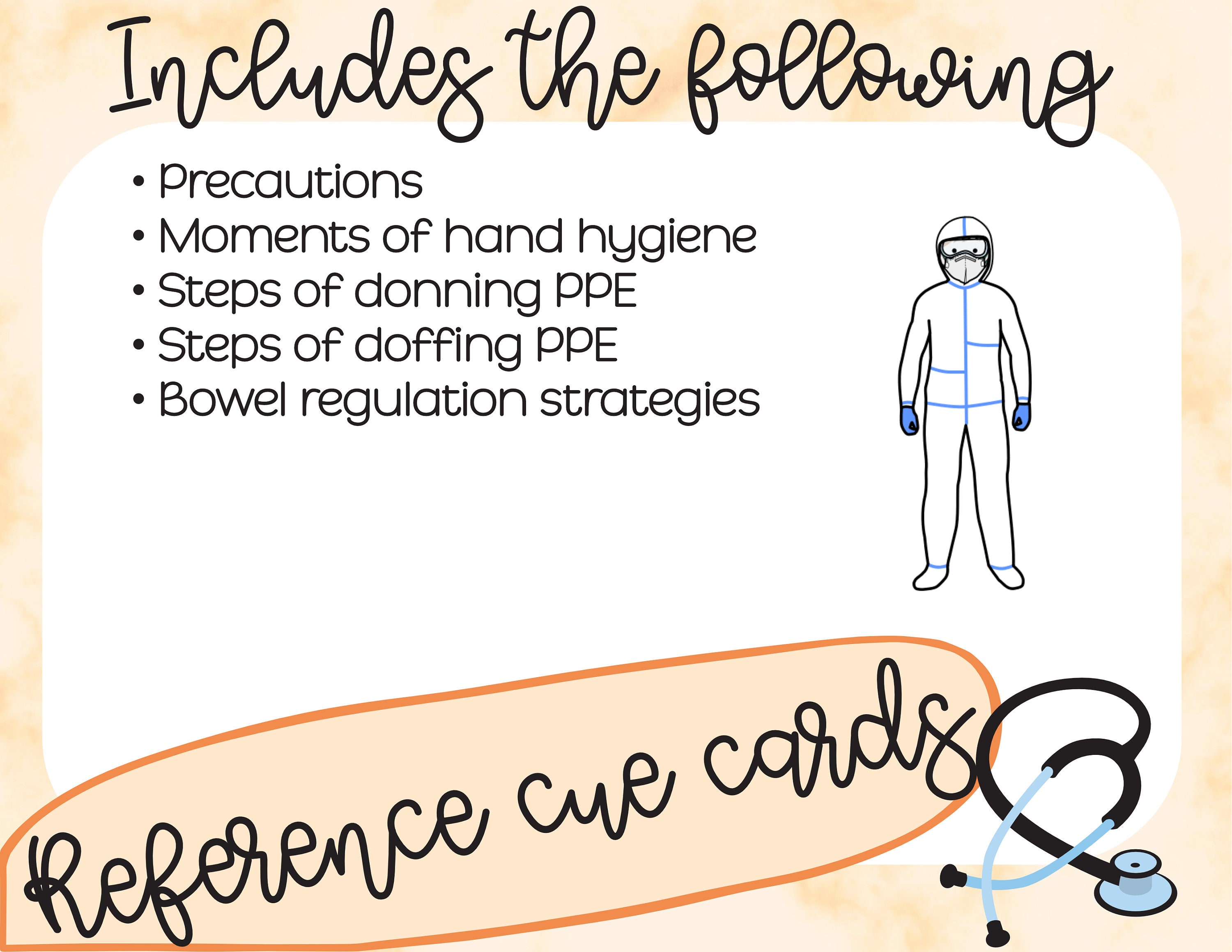 Reference Cue Cards, for Nursing Students, Nurses, Medical Terminology ...