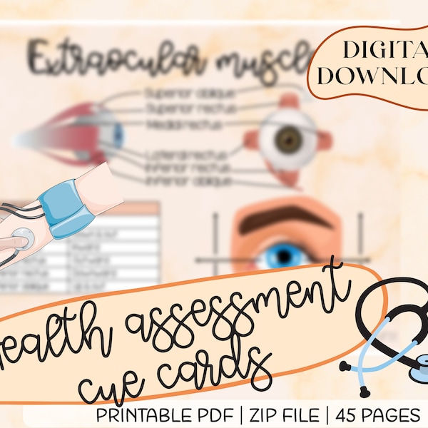 Nursing Cue Cards - Etsy