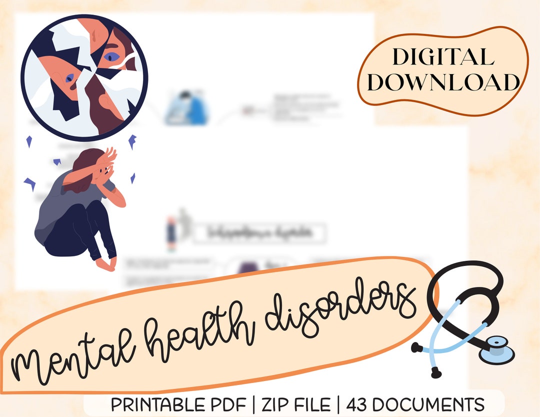 Mental Health Disorders, for Nursing Students, Nurses, Medical ...