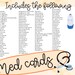 Med Cards, for Nursing Students, Nurses, Medical Terminology, Clinicals ...
