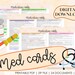 Med Cards, for Nursing Students, Nurses, Medical Terminology, Clinicals ...