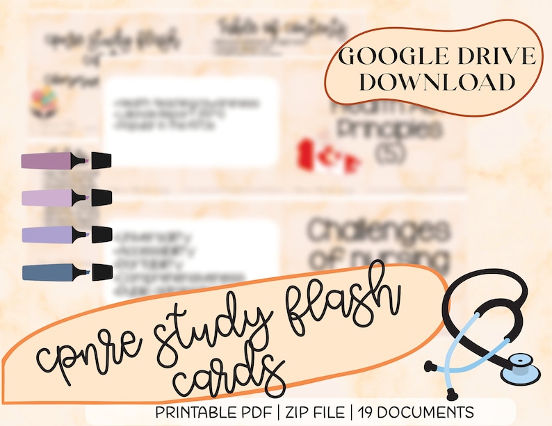 CPNRE Study Flash Cards, for Nursing Students, Exam Prep, Nurse, Exam ...