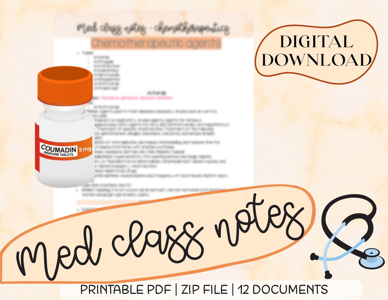 Med Class Notes, for Nursing Students, Nurses, Medical Terminology ...