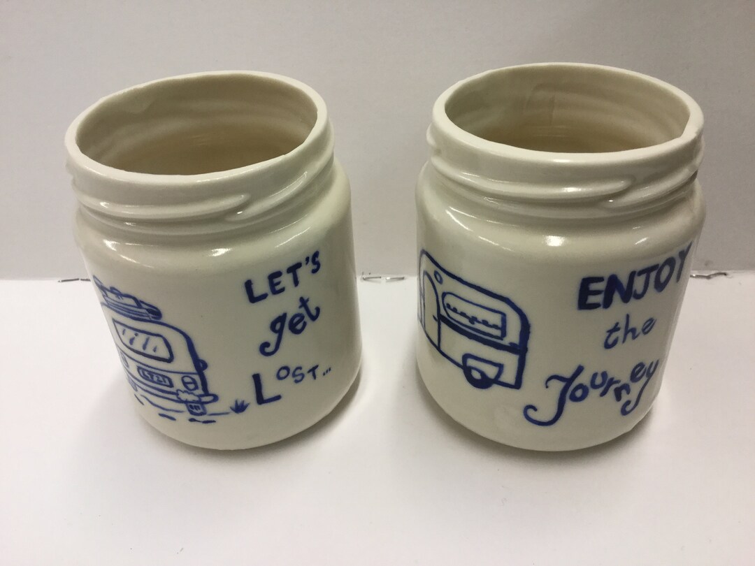 Ceramic Porcelain Jam Jars - Etsy