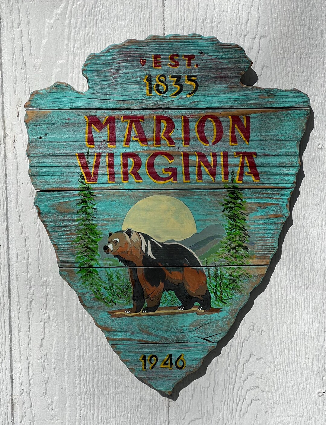 Marion VA Sign - Etsy
