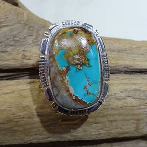 Native American Made Black Onyx Ring Authentic Native Jewelry Native Sterling Silver Ring Gift ...