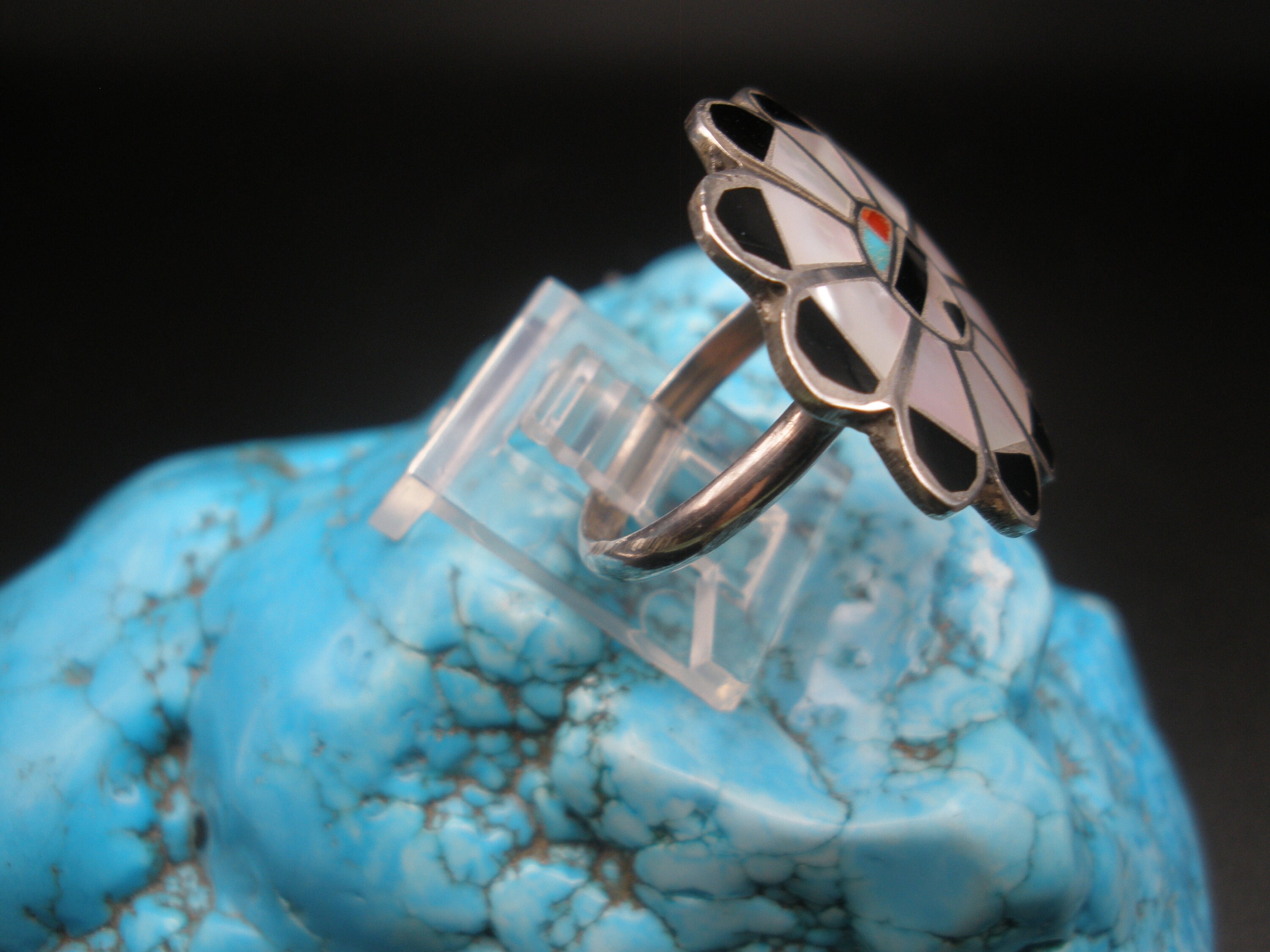 Vintage Native American Zuni Sun Face Ring - Etsy